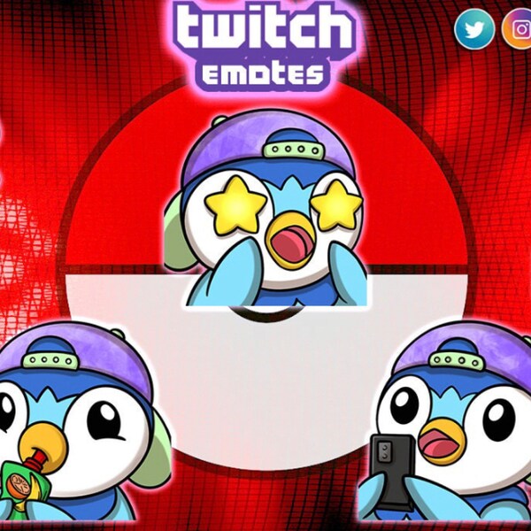 Custom Pokémon Twitch Emotes Discord Custom Cute Emotes Emoji Youtube ...