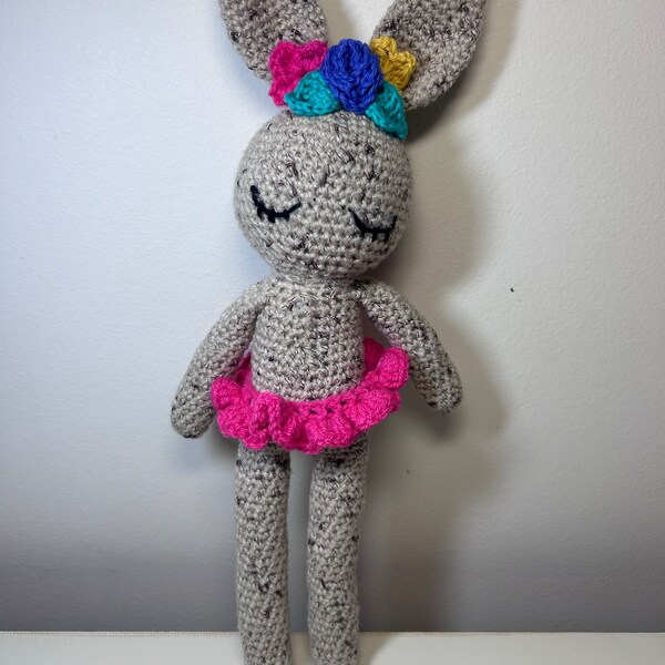 Crochet Bunny Pattern. Classic Long Legged Bunny Toy. Amigurumi Rabbit ...