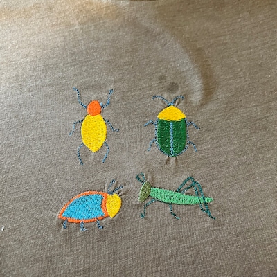 Build Your Own Mini Bugs Embroidery Set - Etsy