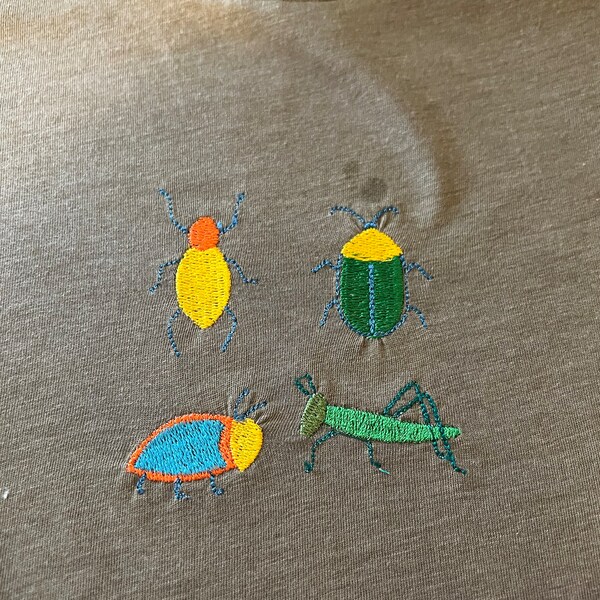 Build Your Own Mini Bugs Embroidery Set - Etsy