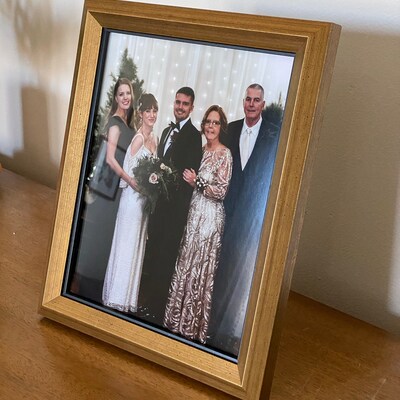 Antique Gold Picture Frame, Table Top Photo Frame Gold Easel Back - Etsy