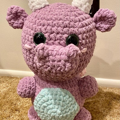 Dexter the Dragon Plushie, Crochet Pattern - Etsy