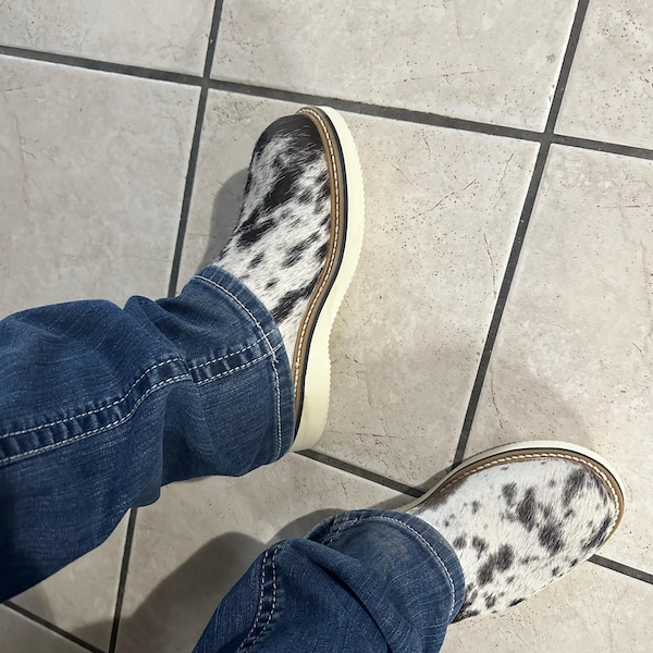 The Branded Roan Cowhide Rancher Boots - Western Fashion - Western ...