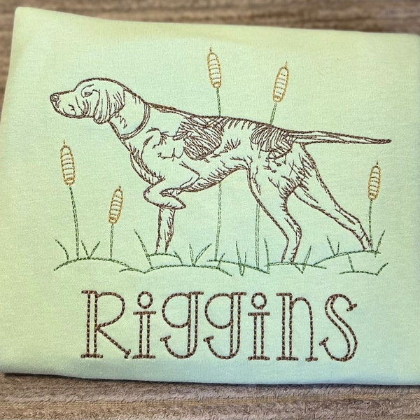 Pointer Hunting Dog Embroidery Design: Multiple Sizes & Formats ...