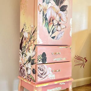 New Large Decoupage Paper for Furniture BAROQUE PEONIES & ROSES Designs ...