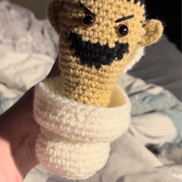 PDF Crochet Pattern Skibidi Inspired Creepy Toilet Head Creature, Printer Friendly, Full Color ...