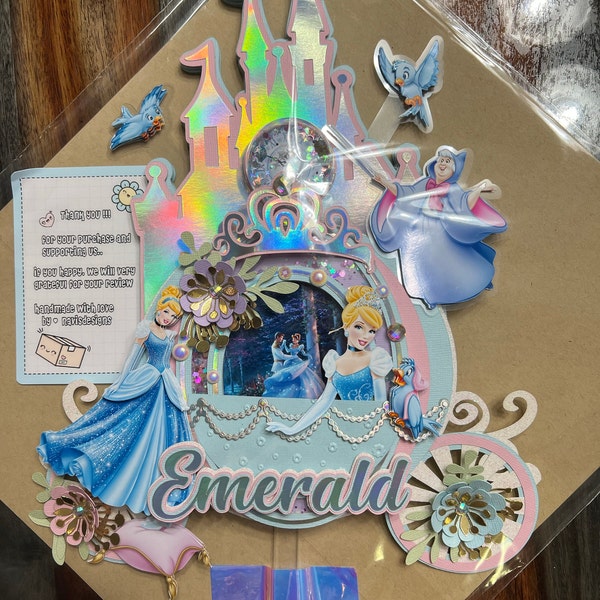 Princess Cake Topper Shaker, Cake Topper, Birthday, Party Decor, Party ...