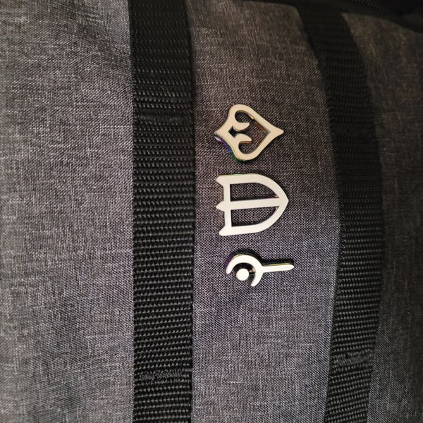 FFXIV Job Stone Symbol Pins - FF14 Inspired Glow in the Dark Enamel ...