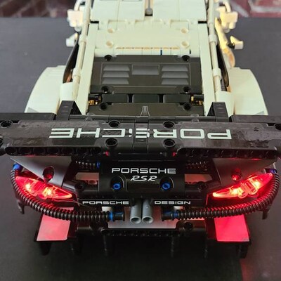 LED Double Red LEGO Studs With Battery Brick - Etsy