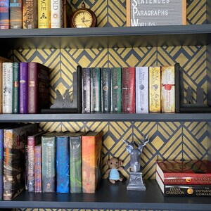 Woodland Bookends/Forest/Nature Scene/Book Lover | Etsy