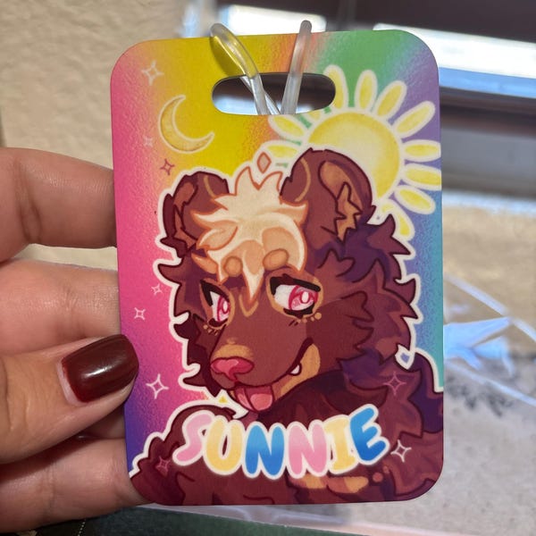 Consent Custom Fursuit Badge Tags | Custom Text Furry Badge Commission ...