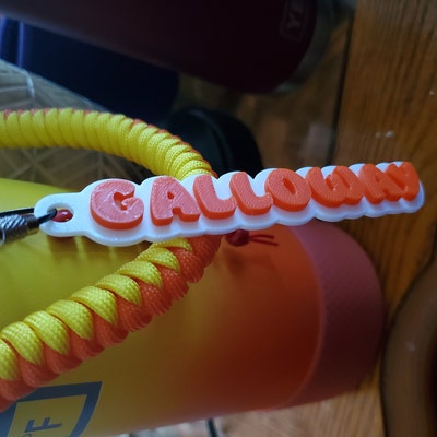 Custom Designs Personalized 3D Name Tags for Bags, Backpacks, Sports ...