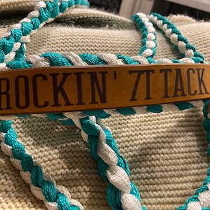 Sparkle Gambler Halter Horse Mule Tape Halter With Bronc Nose Band ...