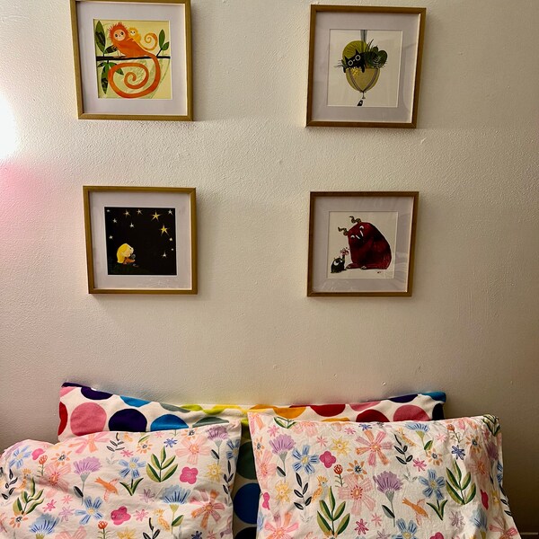 Cute Art Print - Monkey Art - Mommy Baby Print - Nursery Art - Monkey ...