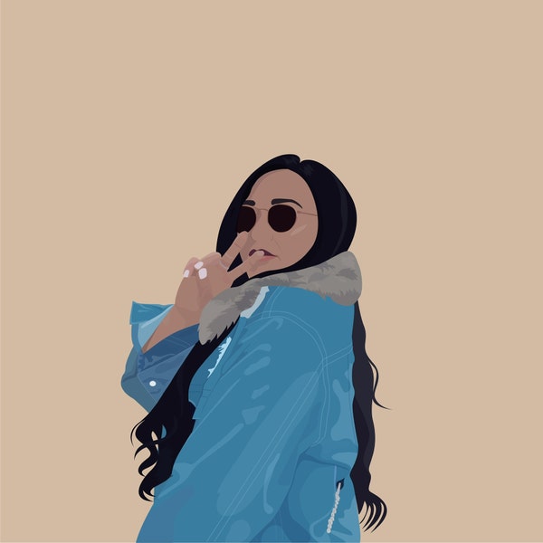 Custom Illustration Group Portrait - Etsy
