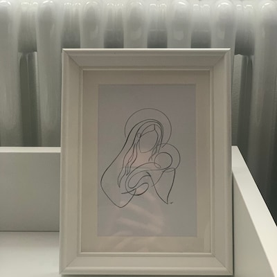 Yorkie Minimalist One Line Drawing - Etsy