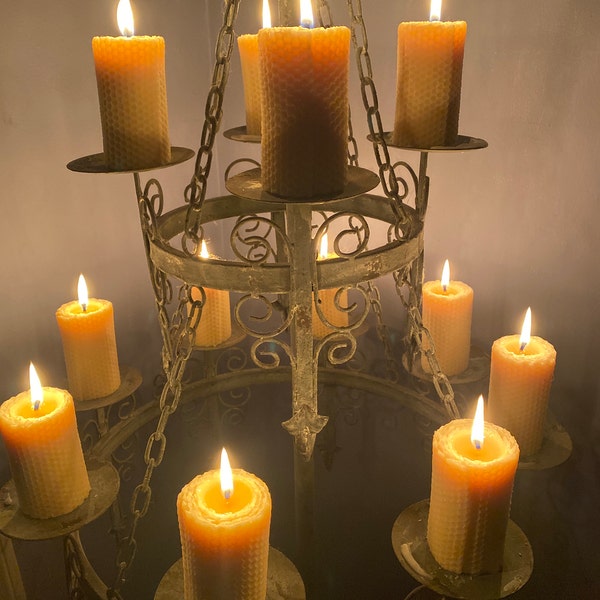 Christmas Tree Beeswax Candle - Etsy