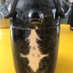 Personalized Dog Urn With Semi-spherical Cover, With Name or Without ...