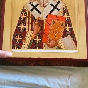 Handmade Mounted Icon the Ladder of Divine Ascent. St. John Climacus ...