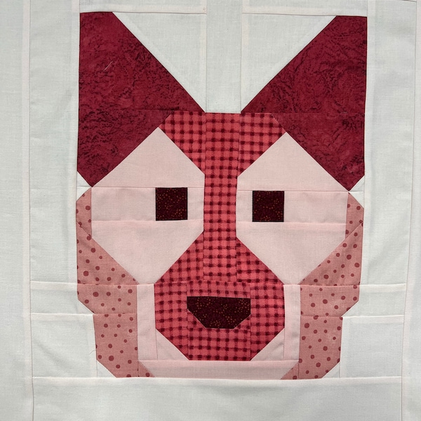 German Shepherd Dog Quilt Block Pattern Puppy PDF -includes ...