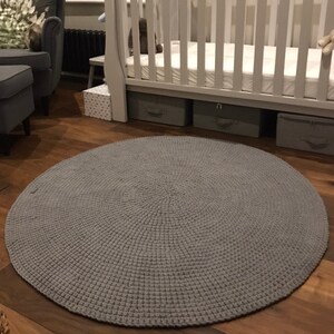 Round Nursery Rug Neutral Nursery Décor Neutral Rug Round | Etsy