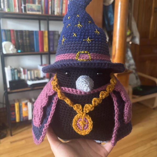 Wizard Crow, Witch Owl, Crochet PDF Pattern Bundle, Raven, Bird ...