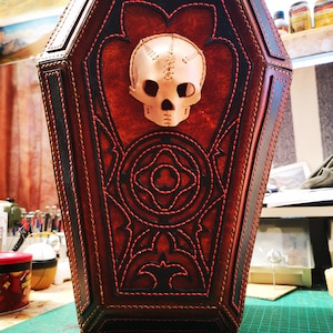 Coffin Backpack Leather Pattern PDF by Leatherhubpatterns - Etsy