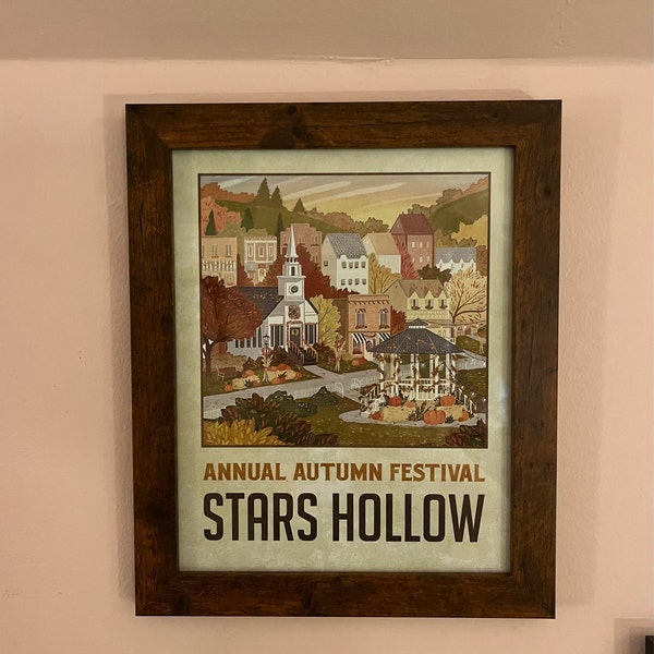 Stars Hollow "autumn Festival" Travel Poster - Etsy