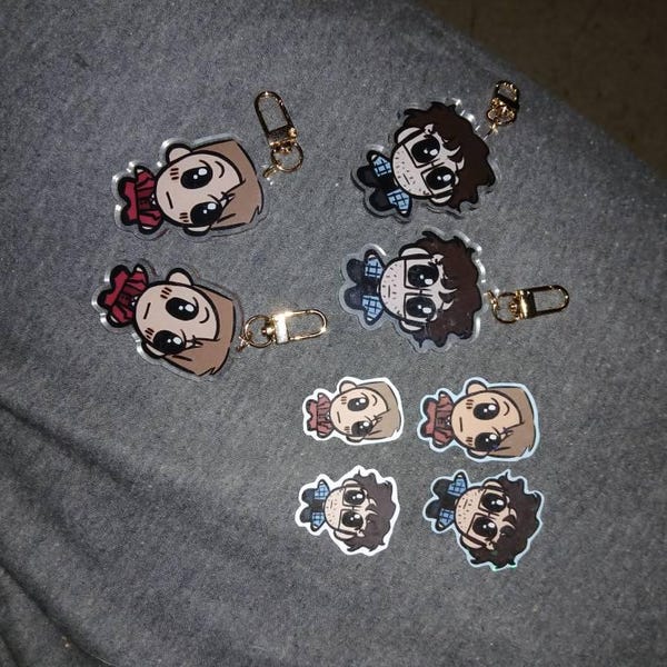 Hannibal and Will Keychains [new and Improved!]. Hannigram - Etsy