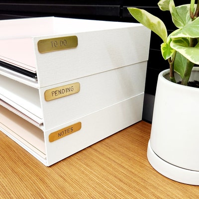 Custom Hand Punched Brass Tag NO Holes hand Stamped Key Tag Label Urn ...