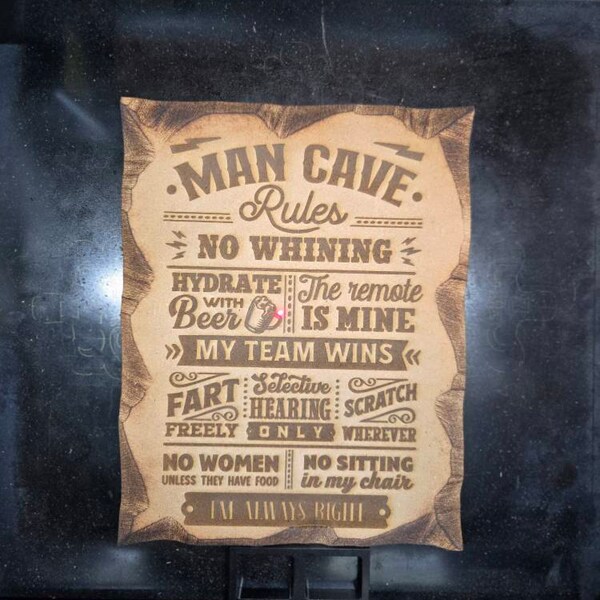 Man Cave Rules Svg, Man Cave Rules Poster SVG, Garage Svg, Dads Garage ...