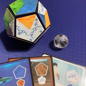 25 Glass Marbles TIGER SHARK Iridescent White Blue Purple Game - Etsy