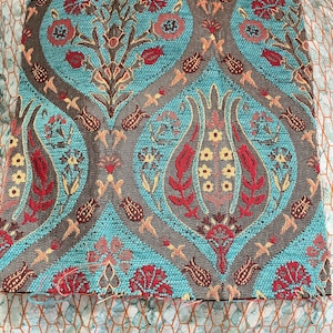 Upholstery Fabric, Turkish Fabric by the Yards, Turkish Moss Green ...