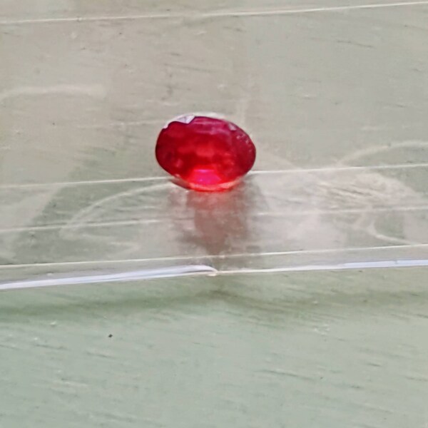 Old Burma Ruby, Pigeon Blood, Old Cut Ruby, 2.01 Cts., Oval Ruby, Pigeon Blood Ruby, Ruby Burma ...