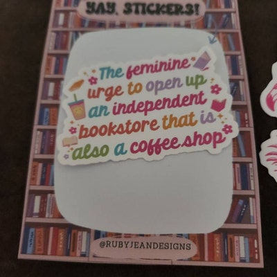 Bookstore Sticker, Book Lover Sticker, Bookish Sticker, so Many Books ...