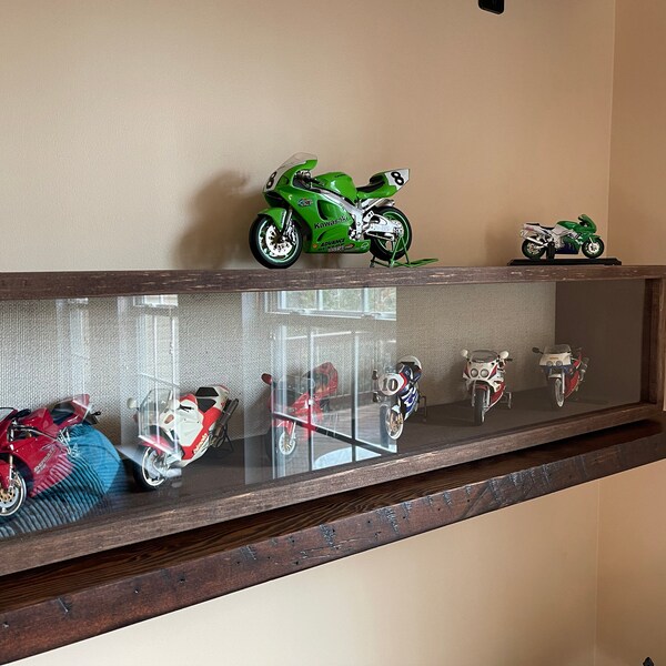 Rustic Wood Book Display Case: Heirloom Shadow Box (8x10x2) - Etsy