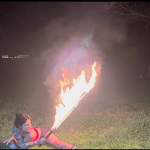 Pair of Fire Torch Fire Eating / Fleshing Torches Rubber | Etsy