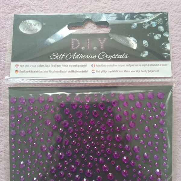 325 2,3,4 and 5mm Self Adhesive Diamante Stick on Rhinestone Gems ...