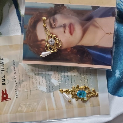 TITANIC Rose Inspired Flying Dress Necklace Pendant - Etsy