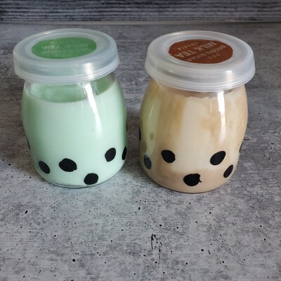 The Jasmine Milk Tea Candle - Etsy