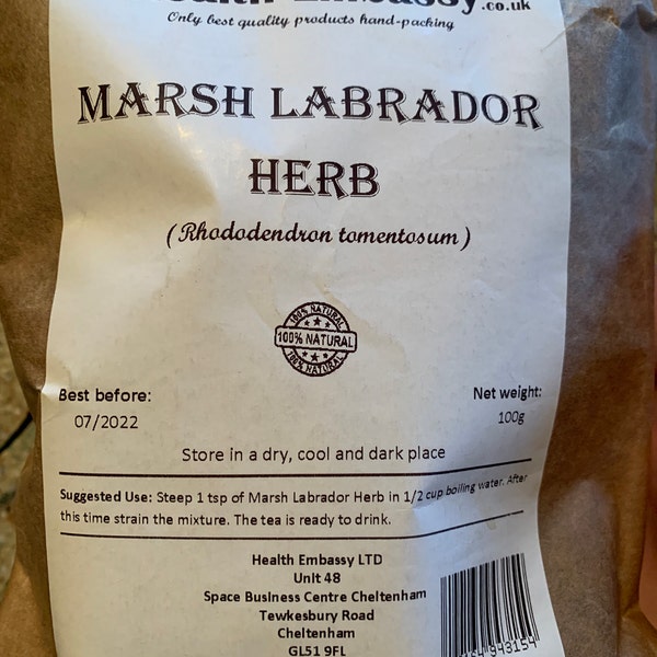 Marsh Labrador Herb Tea / Ledum Palustre (rhododendron Tomentosum ...
