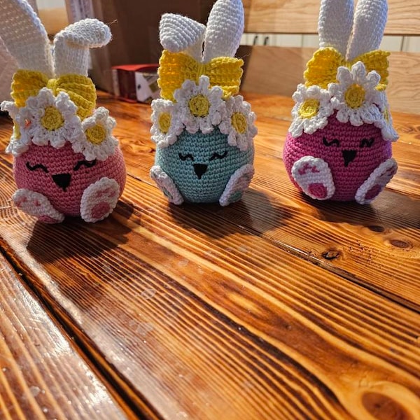 Crochet Patterns Easter Bunny, Crochet Bunny Amigurumi Pattern, Easter ...