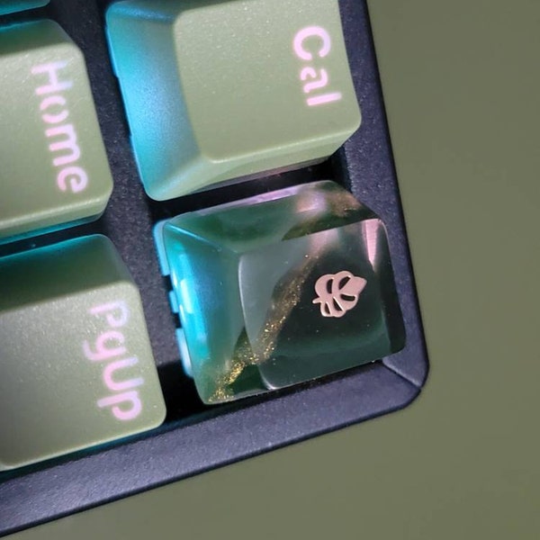 Gold Kitty Esc Mechanical Keyboard Keycap Cherry Mx, Custom, Artisan ...