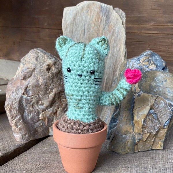 CROCHET PATTERN - Catcus the Cactus - BONUS Printer Friendly Version ...
