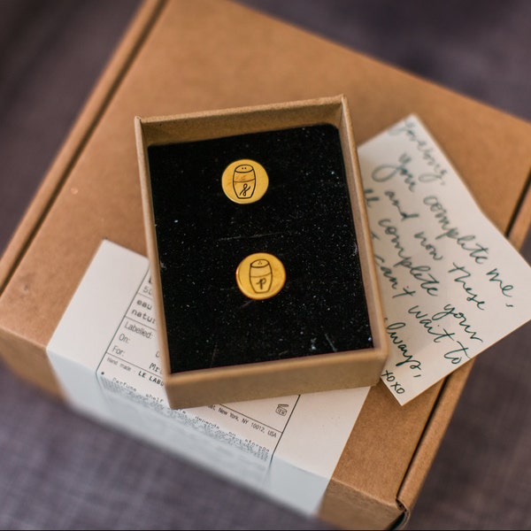 Perosonalized Cufflinks of Drawings, Children Drawing Cufflinks,wedding ...