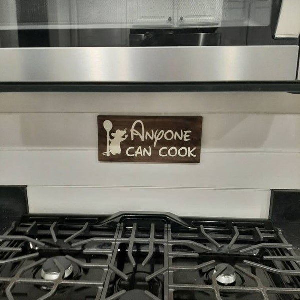 Italian Kitchen Sign La Cucina Wood Block Sign Custom Italian Shelf ...