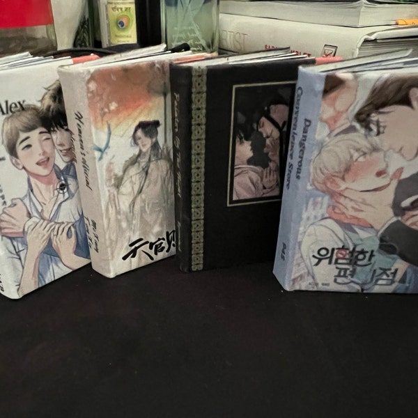 Pre-made Mini BL Books -yaoi - Manga - Manhwa- Spicy-fluffy - Etsy