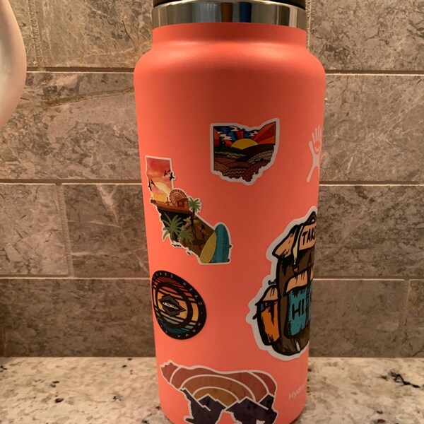 Letter E, WATERPROOF Vinyl Sticker, Water Bottle Sticker, Car Sticker ...