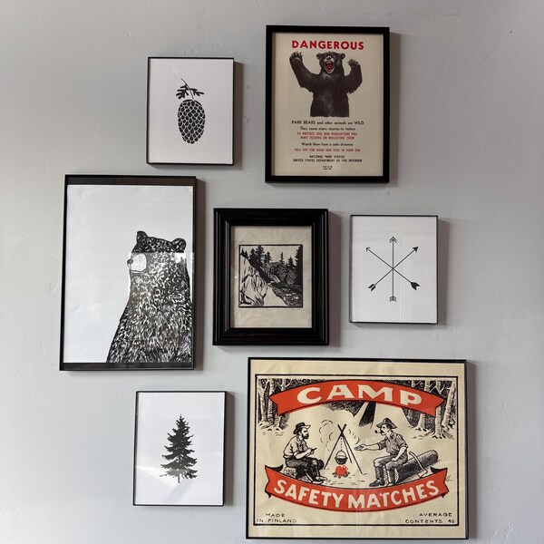 Ibis Linocut - Original Art Print - Hand-printed Florida Bird Block ...