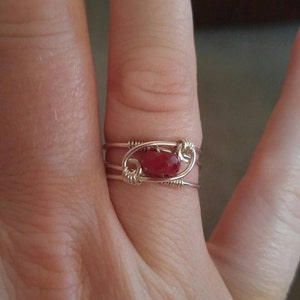 Ruby Ring Ruby Jewelry Ruby Gemstone Ring Red Ruby Ring | Etsy